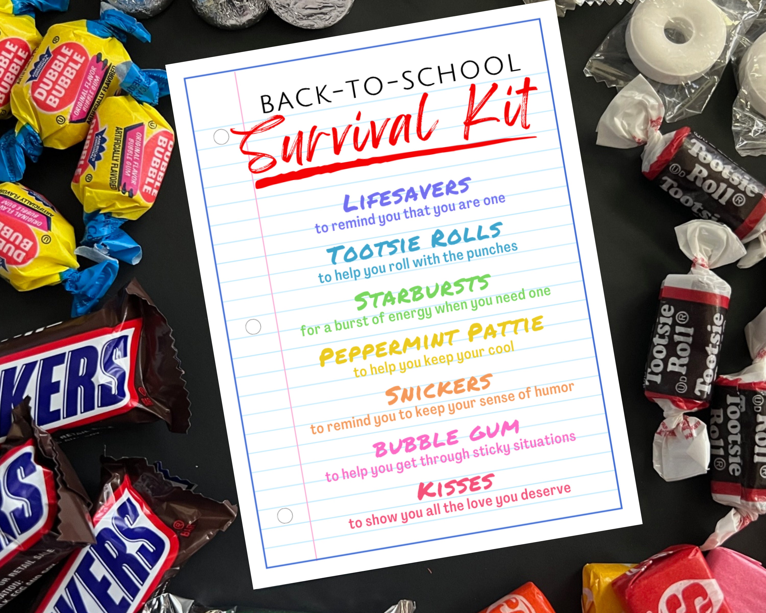 Zombie Candy Survival Kit Ideas