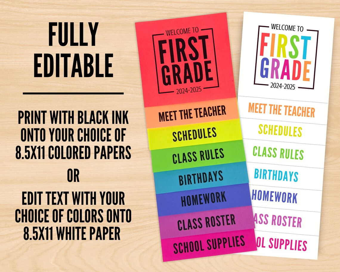 EDITABLE Meet the Teacher Flip Book, Back to School Flip Chart, Open ...