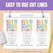 Back to School Blessing Kit Gift Tags, First Day of School Bag Tag for ...