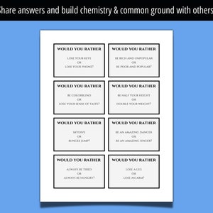 Would You Rather Cards Teambuilding Activity, Office Classroom or Team ...
