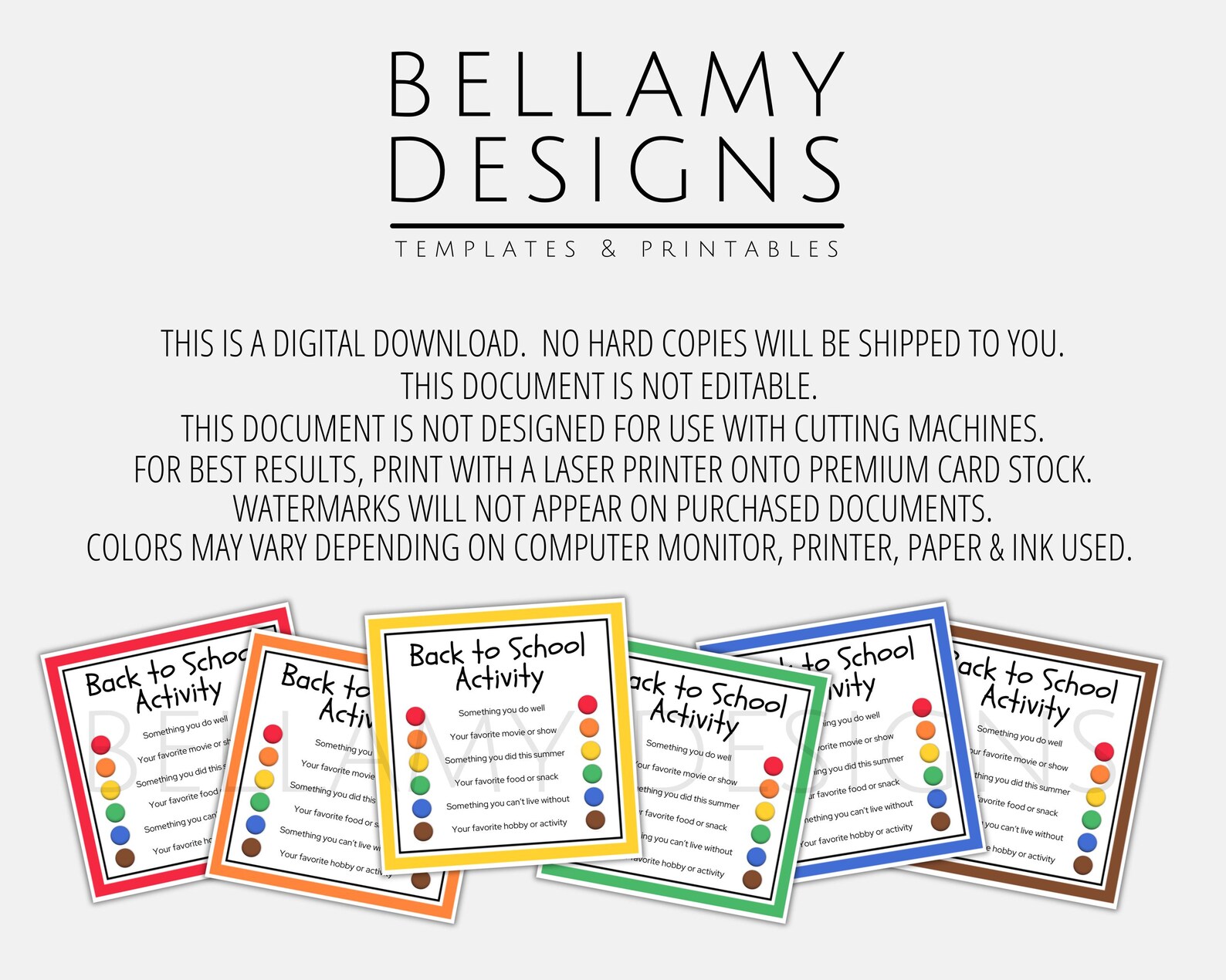 Back to School Activity Game, Chocolate Candies First Day of School ...