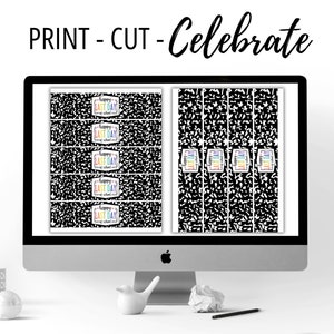 Happy Last Day of School Water Bottle Wrapper Label, End of School Year ...