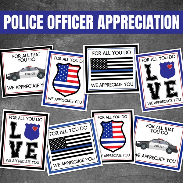 Police Appreciation Gift - 60+ Gift Ideas for 2025