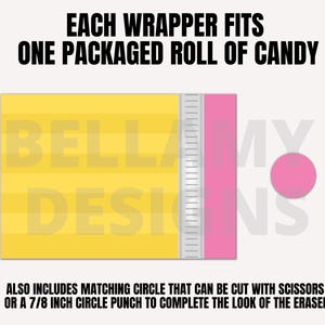 Pencil Candy Roll Wrapper, Staff Appreciation Treat, Welcome Back to ...