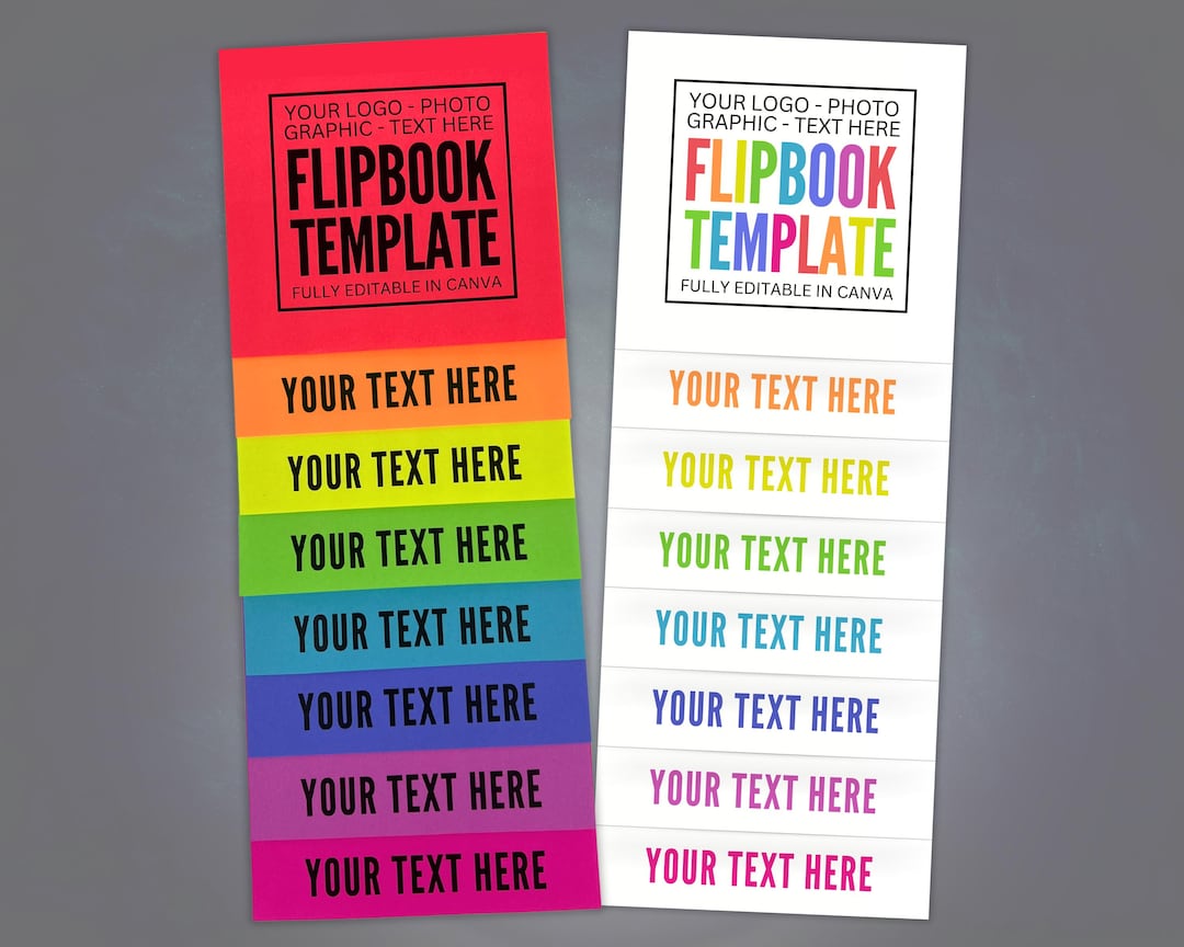 EDITABLE Flipbook Template, Flip Book Activity, Homeschool Printable ...