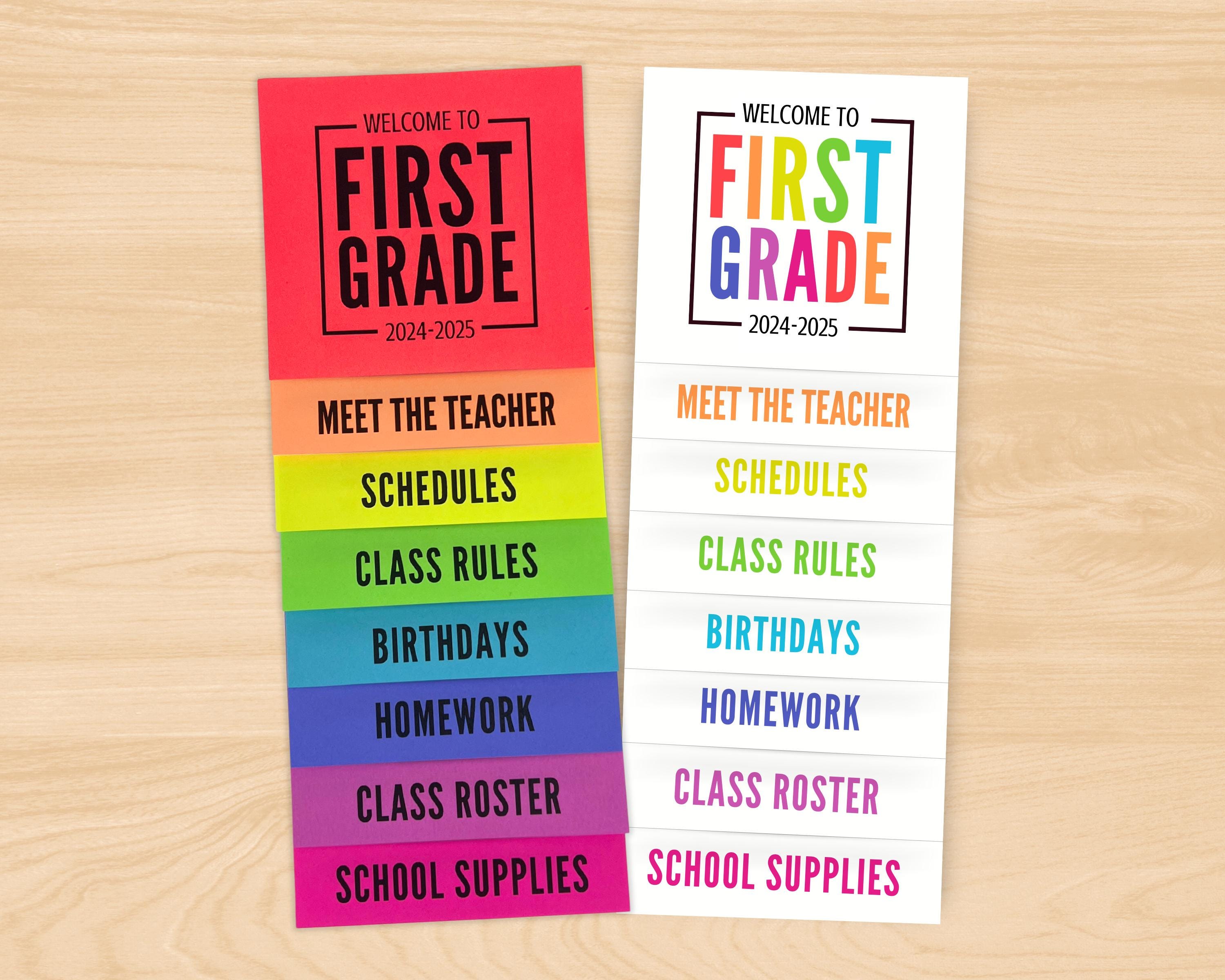 EDITABLE Meet the Teacher Flip Book, Back to School Flip Chart, Open ...