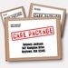 Editable Care Package Label, Mailing Label Printable Camp Care Package ...