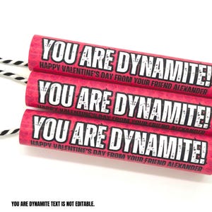 You Are Dynamite Candy Roll Wrapper, School Goodie Bag Party Favors ...
