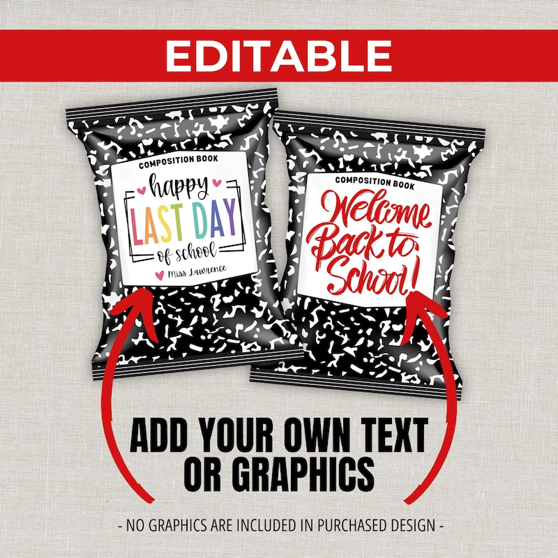 School Theme Goodie Bags - Etsy