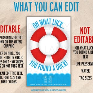 Editable Cruise Duck Tags, Cruise Ship Rubber Duck Hunting, Life ...