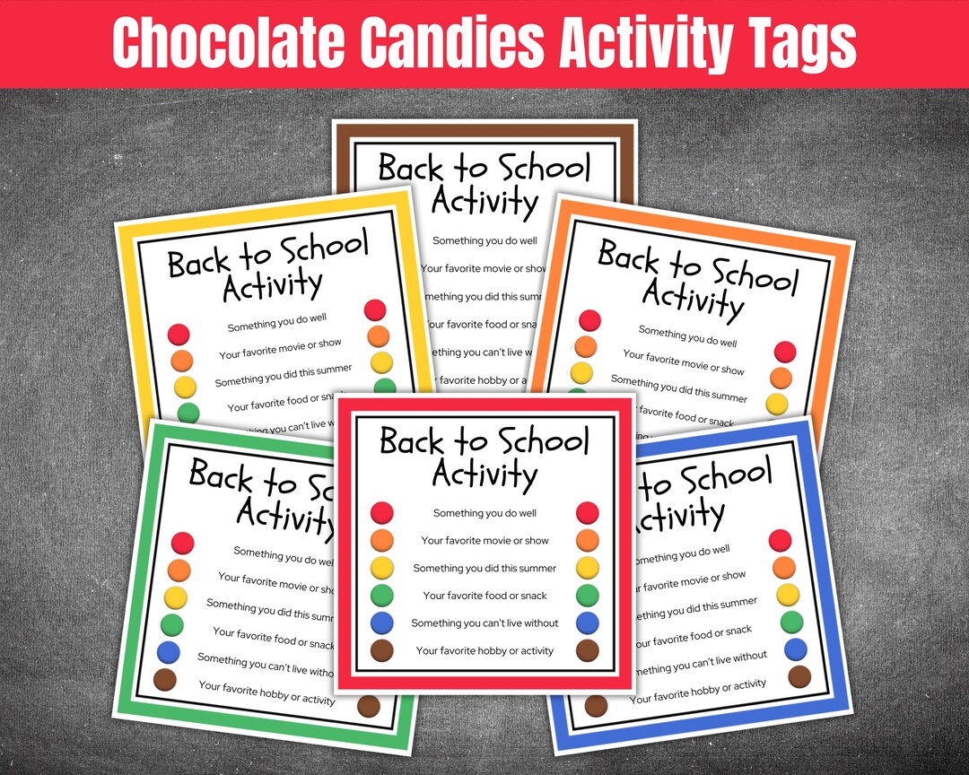 Back to School Icebreaker Activity, First Day of School Classroom Get ...