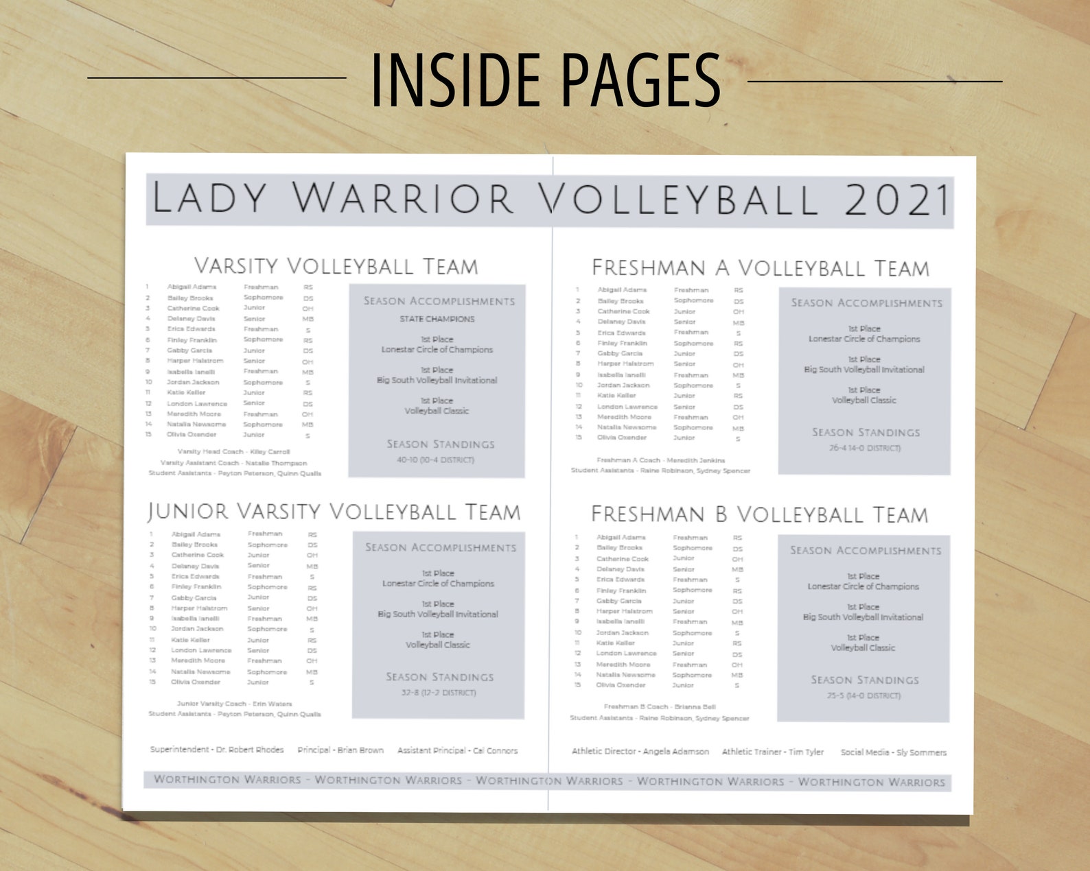 Bi-fold Program Template Printable and Editable Folded - Etsy Canada