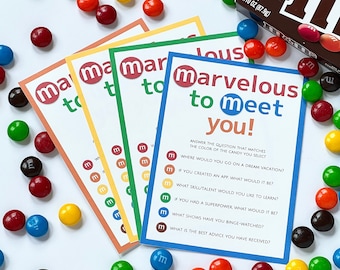 Candy Icebreaker Game - Etsy