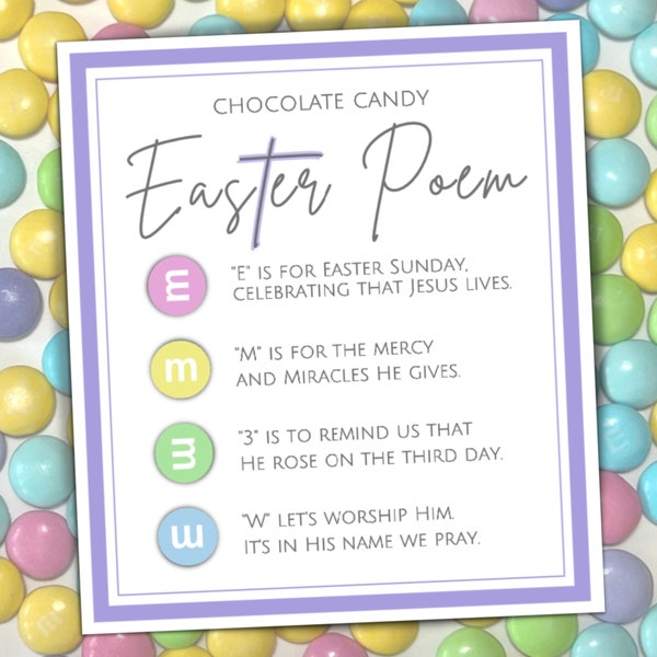 Easter Poem - Etsy