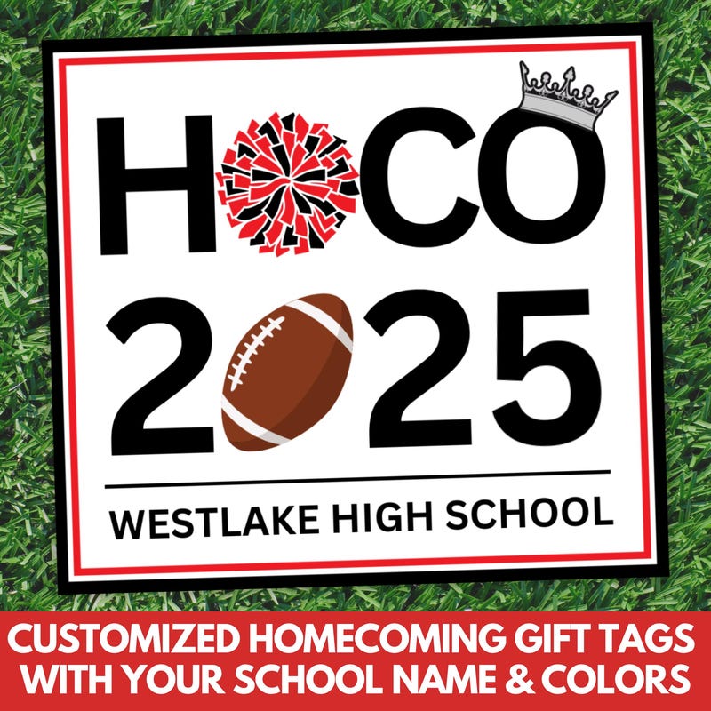 Hoco Letters - Etsy
