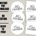 Printable His Her Our Favorite Sticker or Tag, DIY Wedding Favors ...