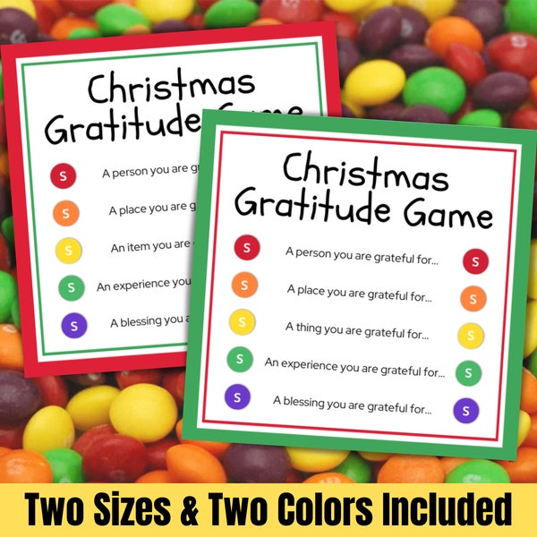 Gratitude Game - Etsy