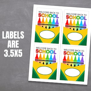 Back to School Juice Pouch Labels Wrappers, 1st Day of School, Students ...