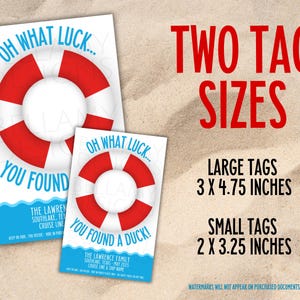 Editable Cruise Duck Tags, Cruise Ship Rubber Duck Hunting, Life ...