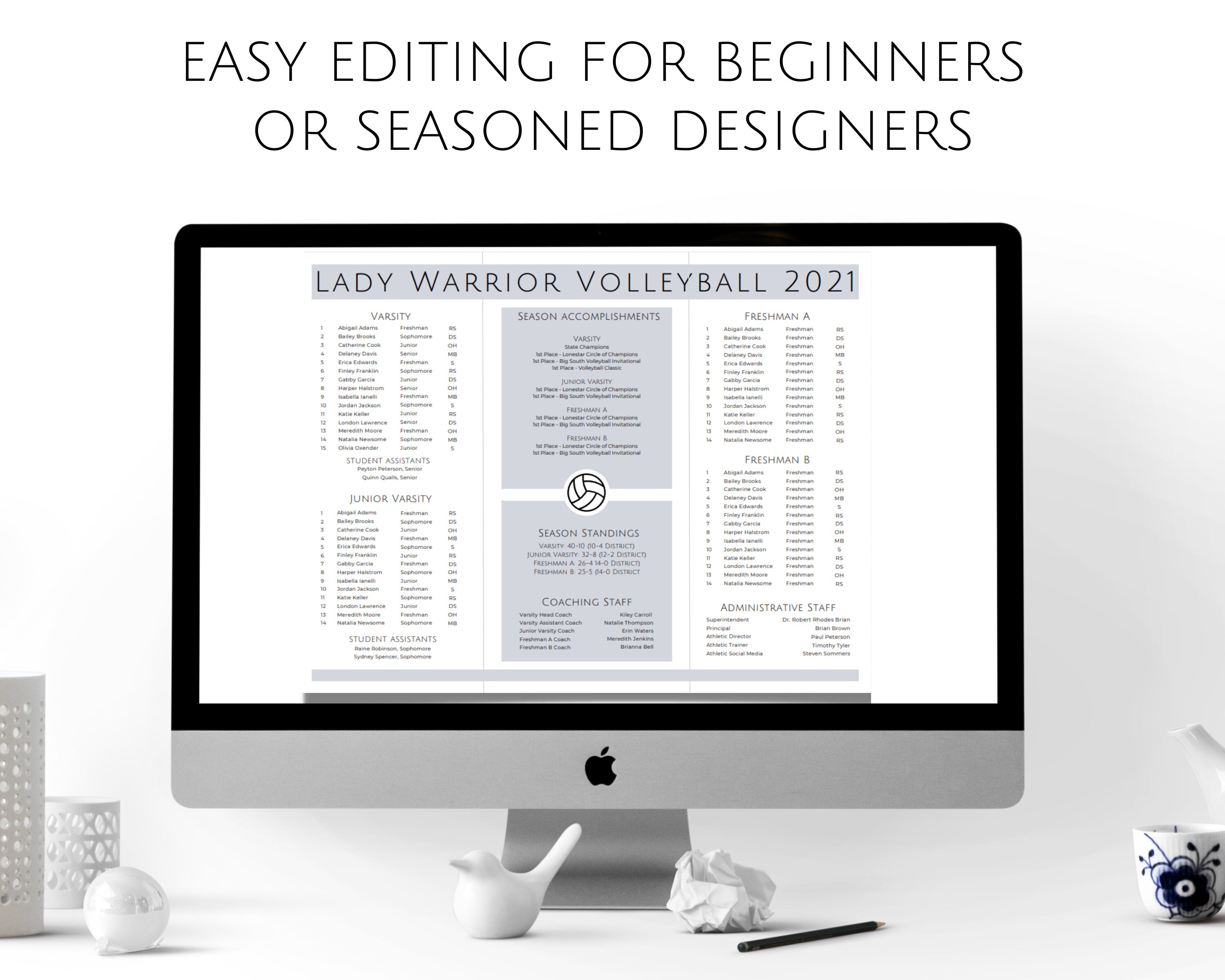 Tri-fold Program Template Printable Folded Program Template - Etsy Canada