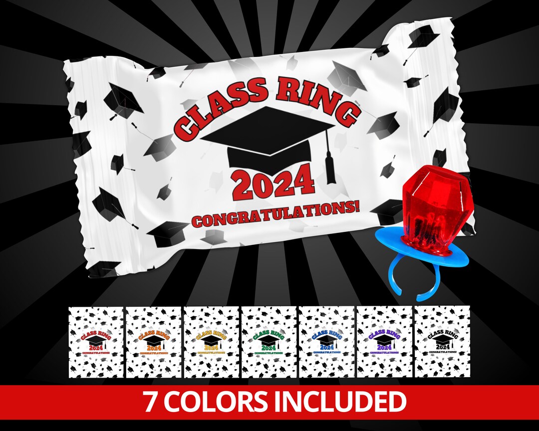 Graduation Class Ring Wrappers, Preschool Graduation Kindergarten Grad ...