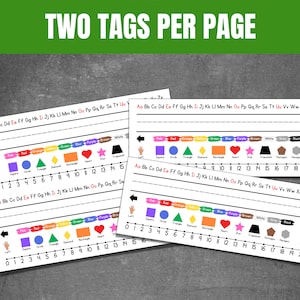 Student Desk Name Tag Printable, Desk Decoration Classroom Desk ...