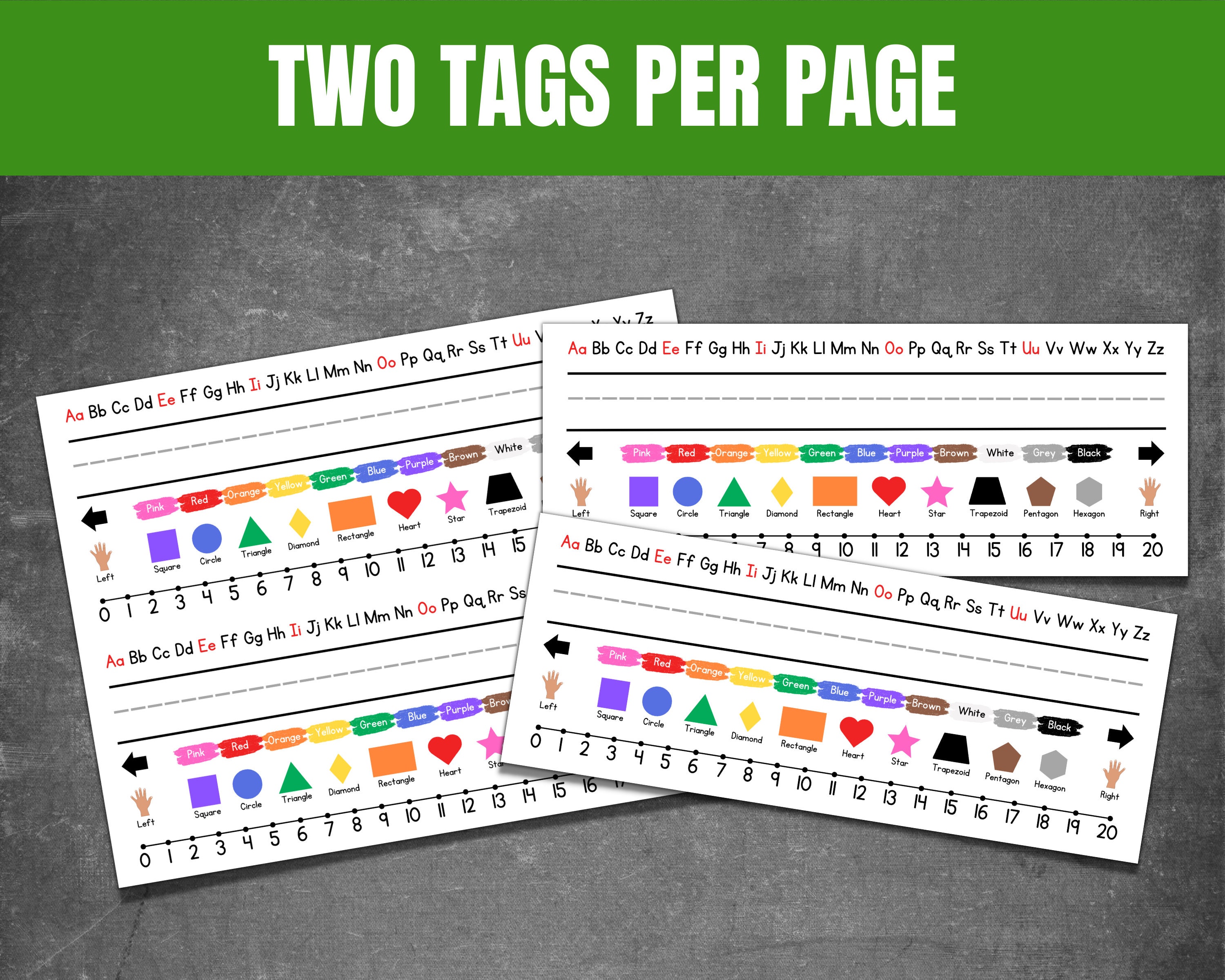 Student Desk Name Tag Printable, Desk Decoration Classroom Desk ...