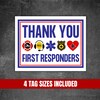 Firefighter Gift Tag Fireman Appreciation First Responder Essential ...