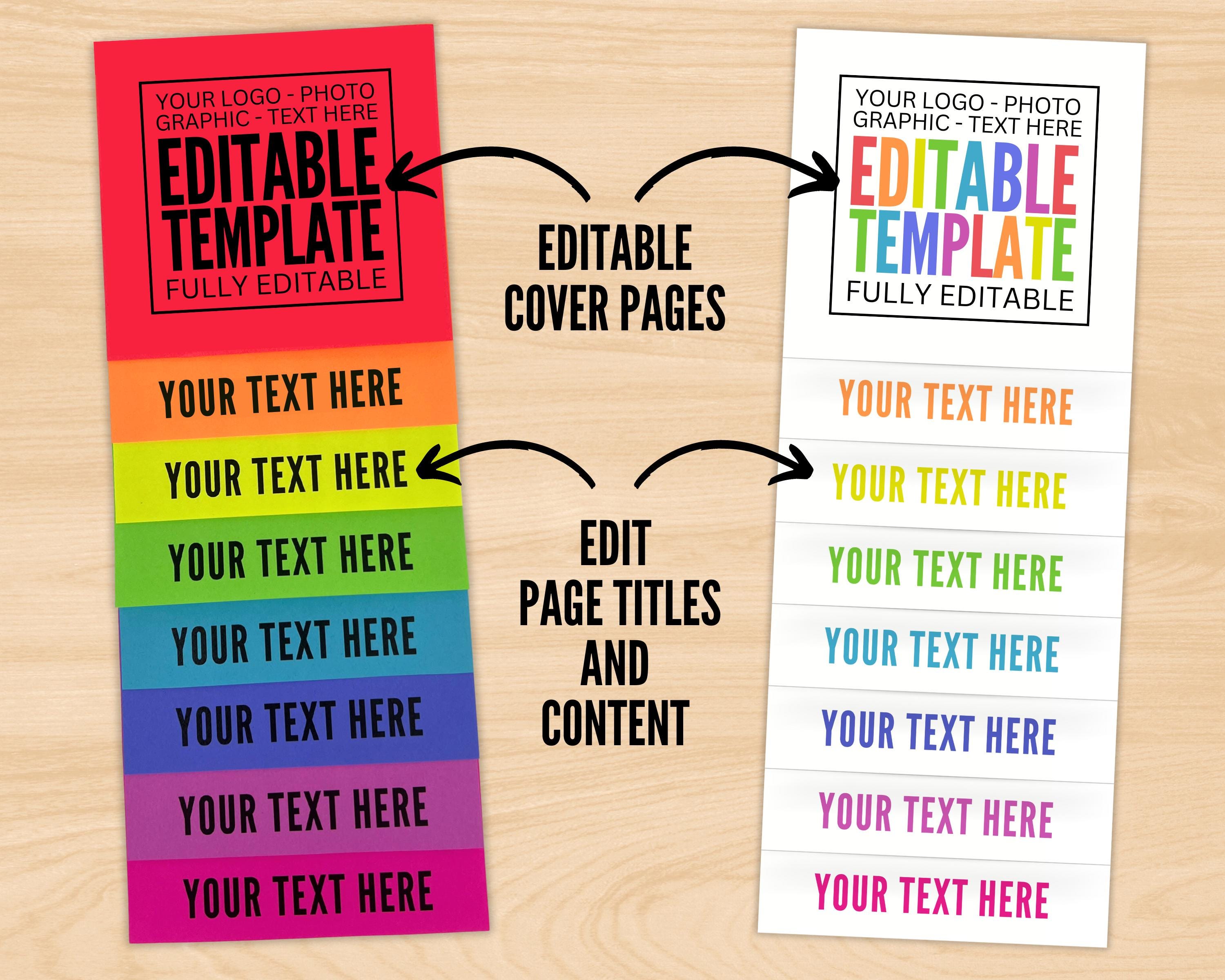 Stacking Pages Template, Stacked Papers Activity, Homeschool Printable ...