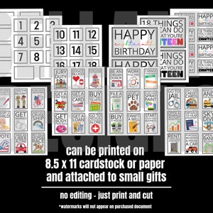 18 Things That You Can Do When You're 18, 18th Birthday Party Gift Tag ...