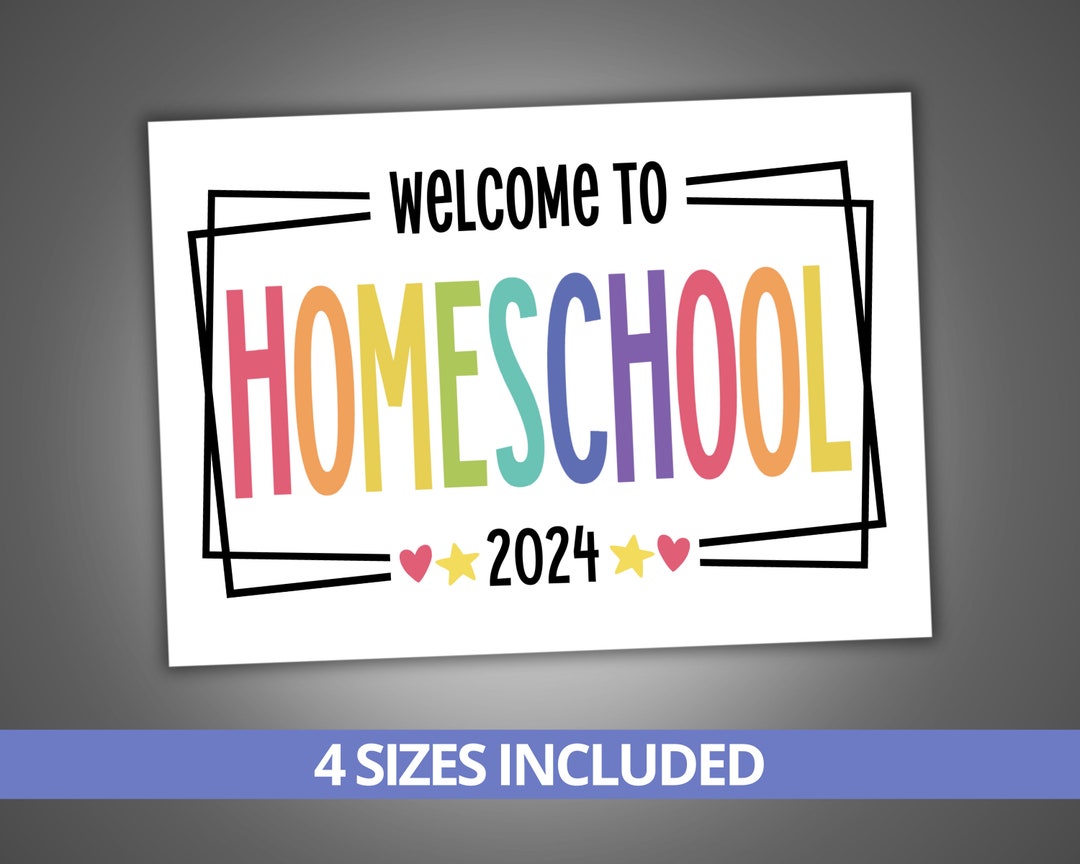 Welcome to Homeschool Printable Gift Tags, Back to School Treat Party ...