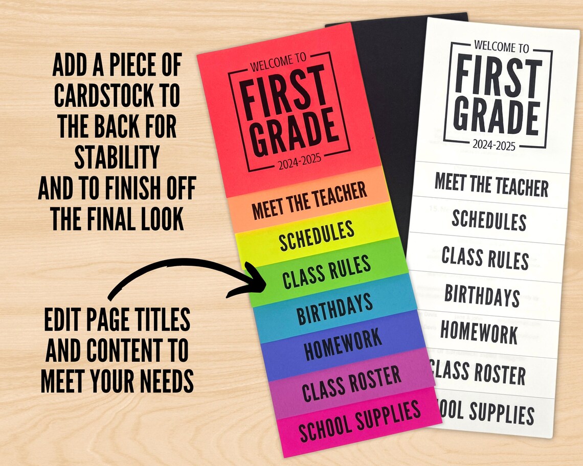 EDITABLE Meet the Teacher Flip Book, Back to School Flip Chart, Open ...