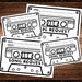 Song Request Cards & Signs, Karaoke Band DJ Printable Song Request Tags ...