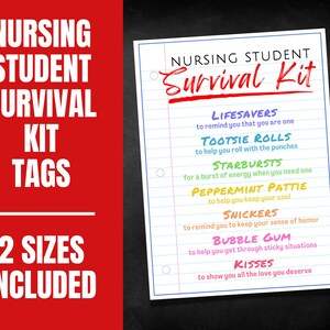 Faculty & Staff Survival Kit Gift Tags, Faculty Appreciation Staff ...