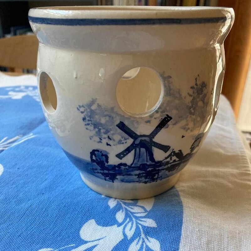 Delft Blue Planter - Etsy