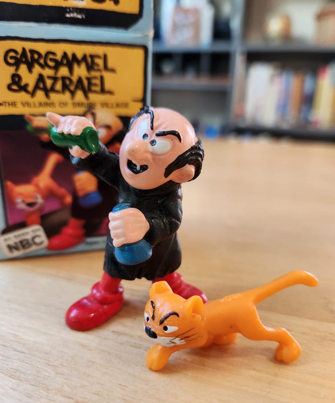 Vintage Rare Super Smurf Gargamel & Azrael Cat Figures, Schleich Peyo ...