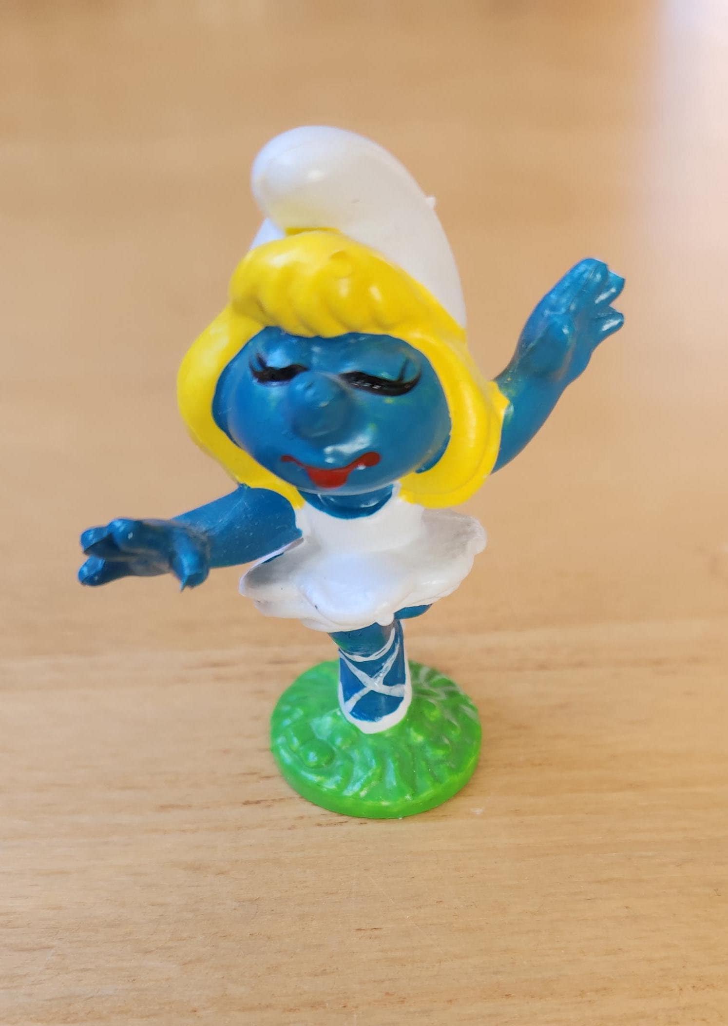 Ballet Smurfette, Ballerina, Dancer Smurf Figurine, Gen X Vintage Toy ...
