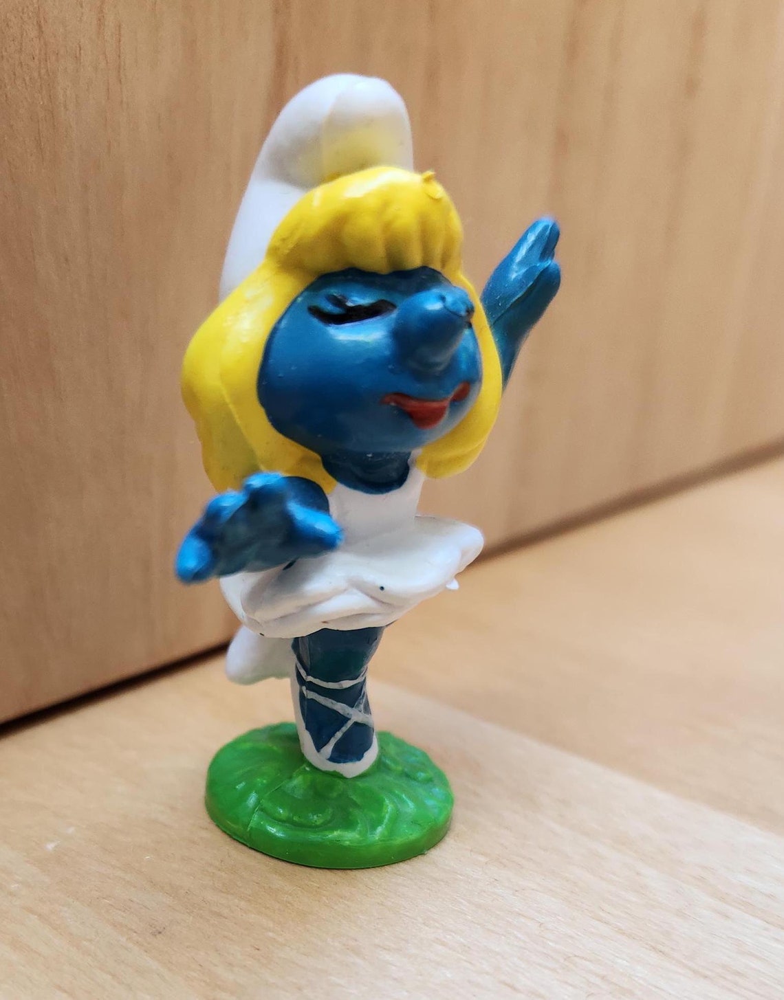 Ballet Smurfette, Ballerina, Dancer Smurf Figurine, Gen X Vintage Toy ...