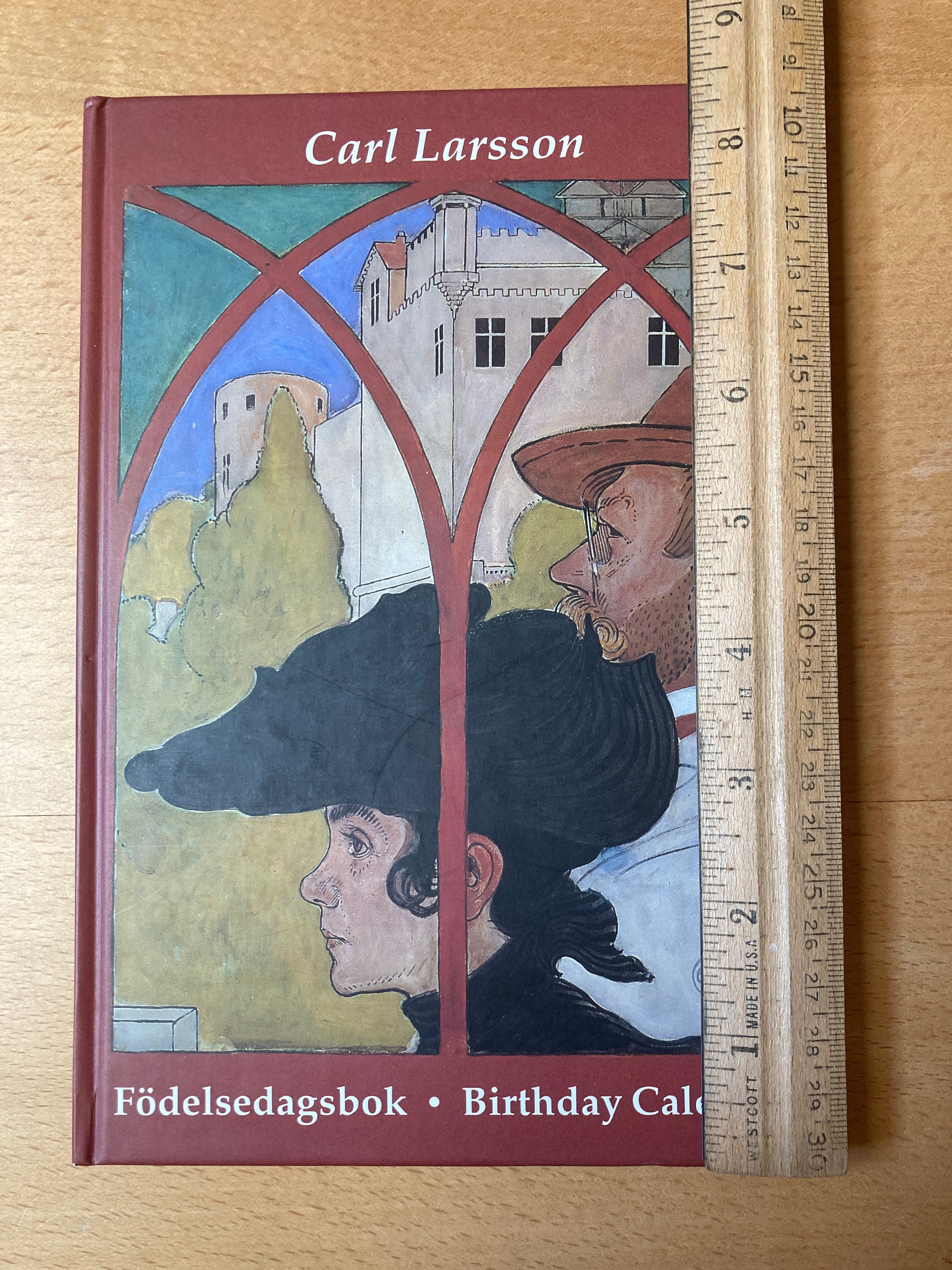 Vintage Carl Larsson Perpetual Calendar, Birthday, Name Day ...