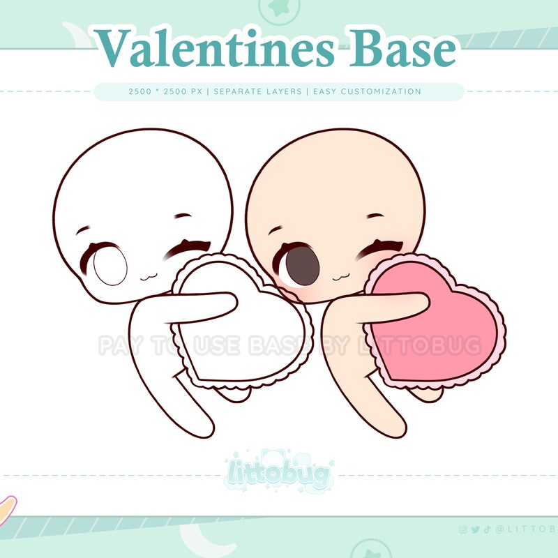 Chibi Drawing Base - Etsy