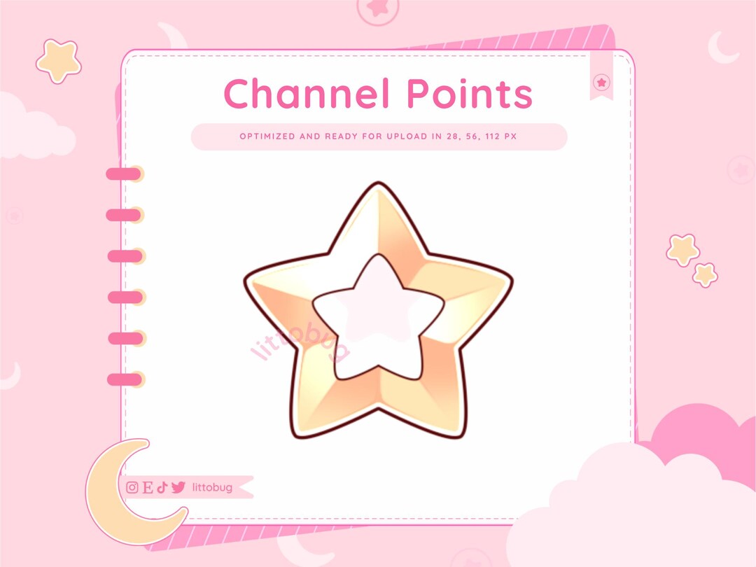 Star Twitch Channel Point Icon | Stream Graphics (digital Download) - Etsy