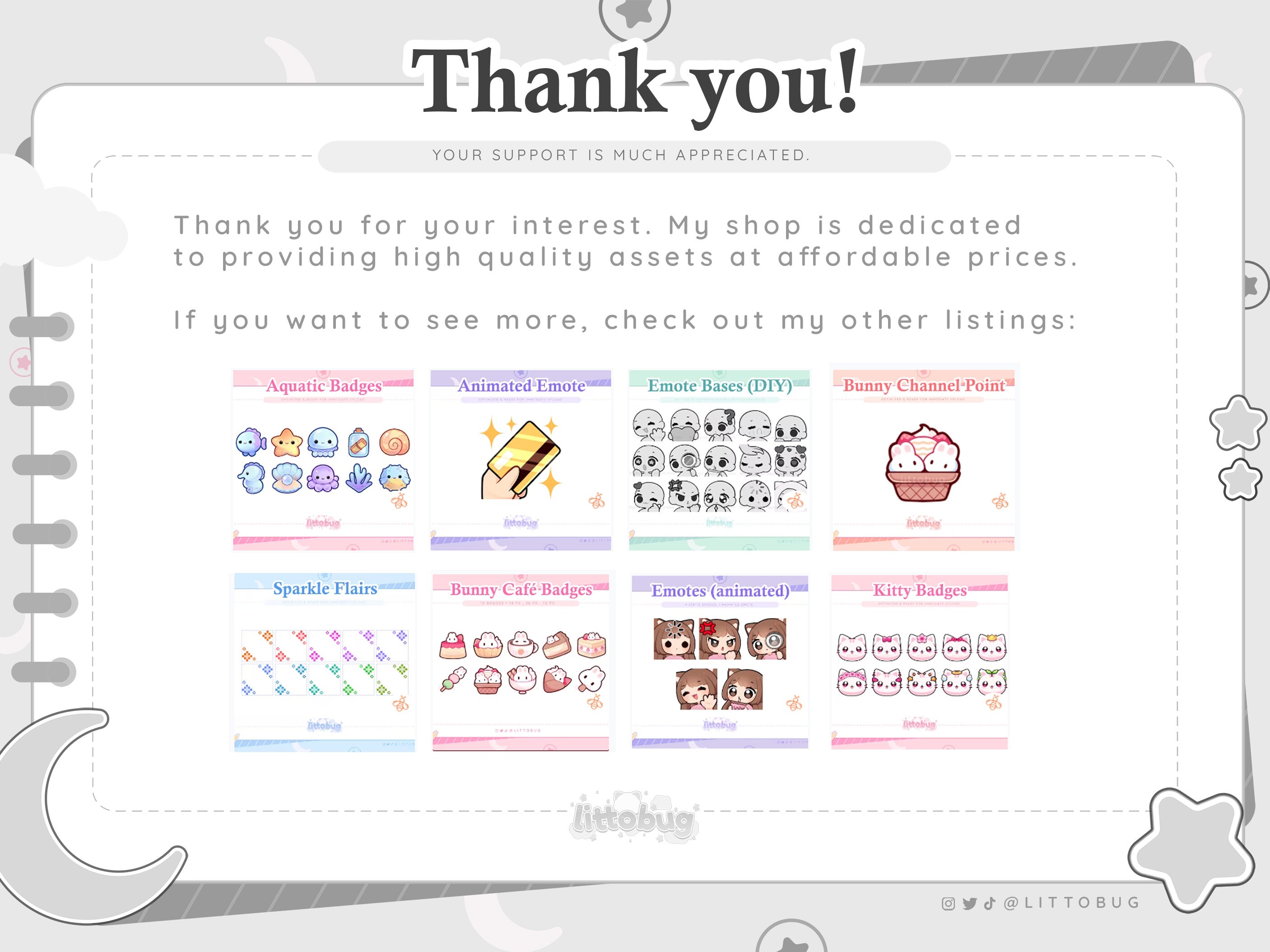 Moon Channel Point Icon for Twitch Celestial Emotes Sun and Stars - Etsy