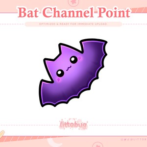 Bat Channel Point Icon for Twitch | Stream Graphics | Stream Emotes - Etsy