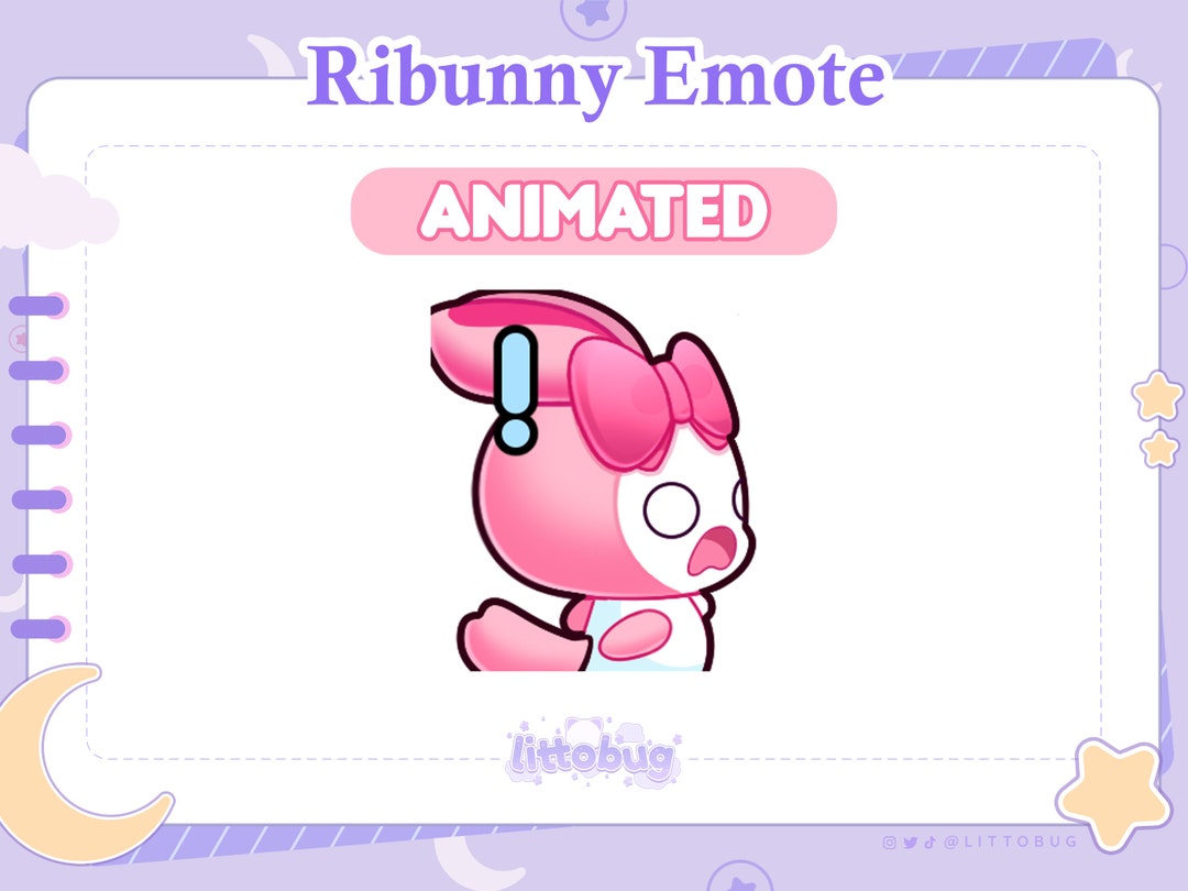 Animated Ribunny Run Emote for Twitch, Youtube, Discord Cute Palworld ...