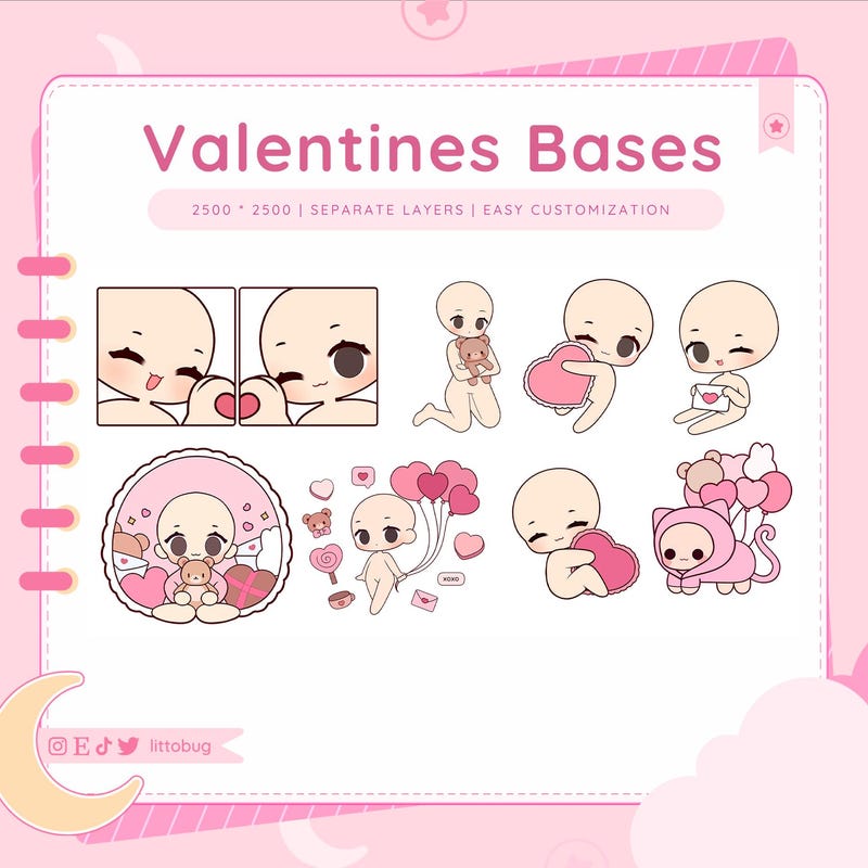 Vtuber Model Base Template - Etsy