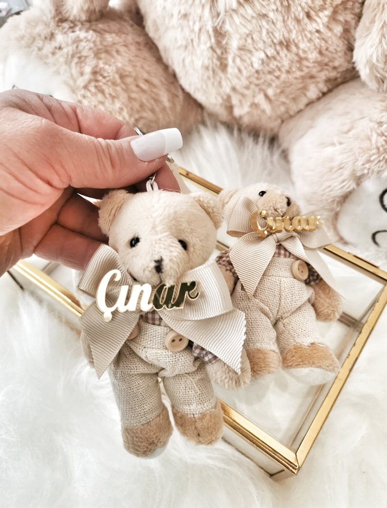 Custom Teddy Bear Plush Teddy Bear Favorgender Reveal Favor - Etsy