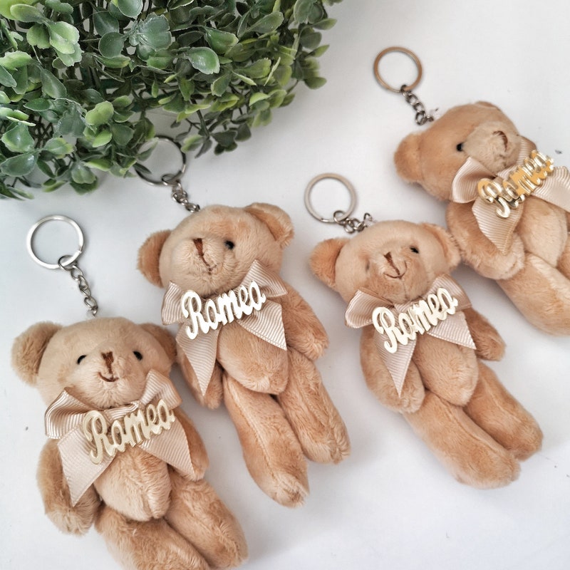 Bear Keychain - Etsy