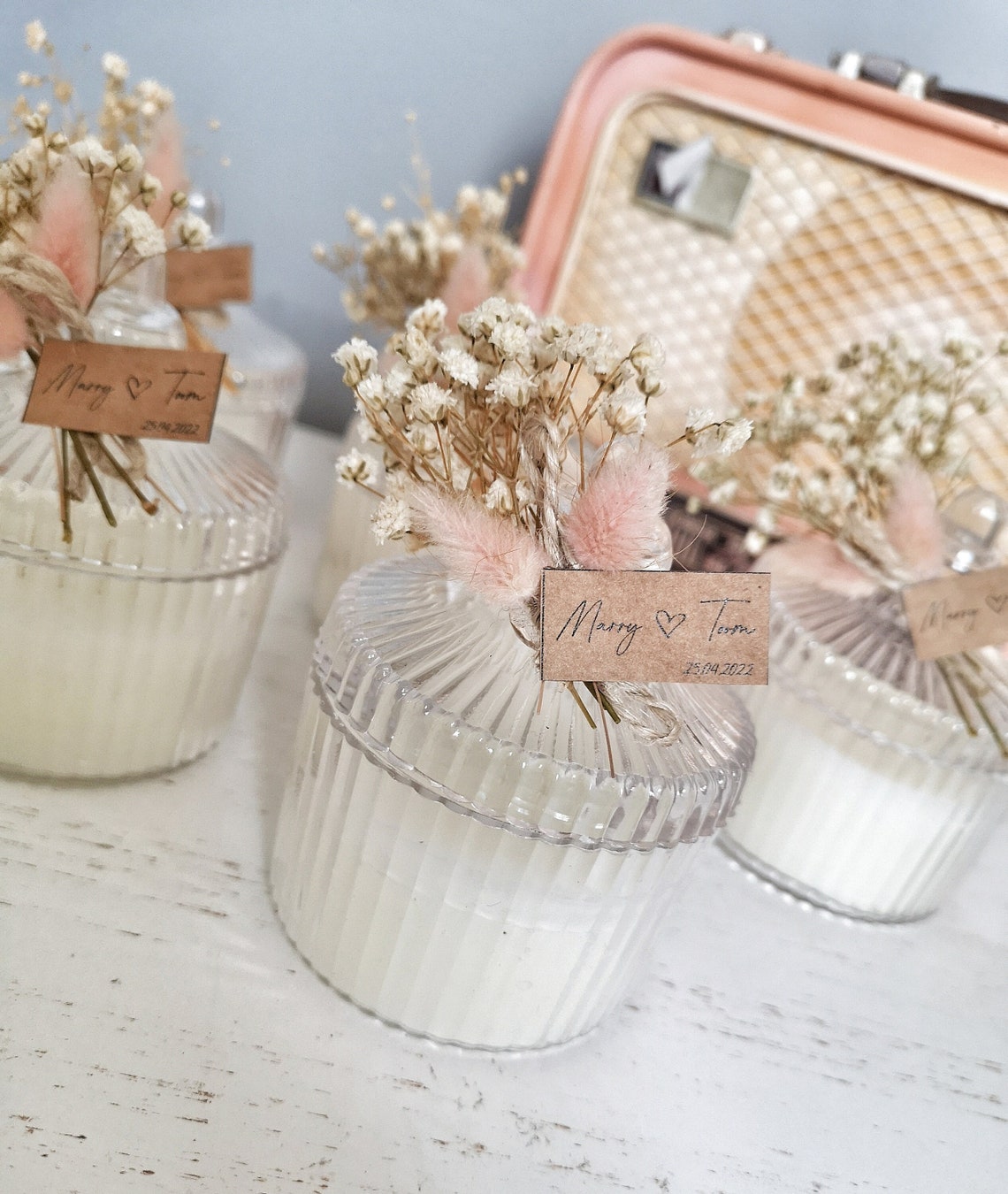 Personalized Wedding Candle Customized Gifts Wedding Favor - Etsy