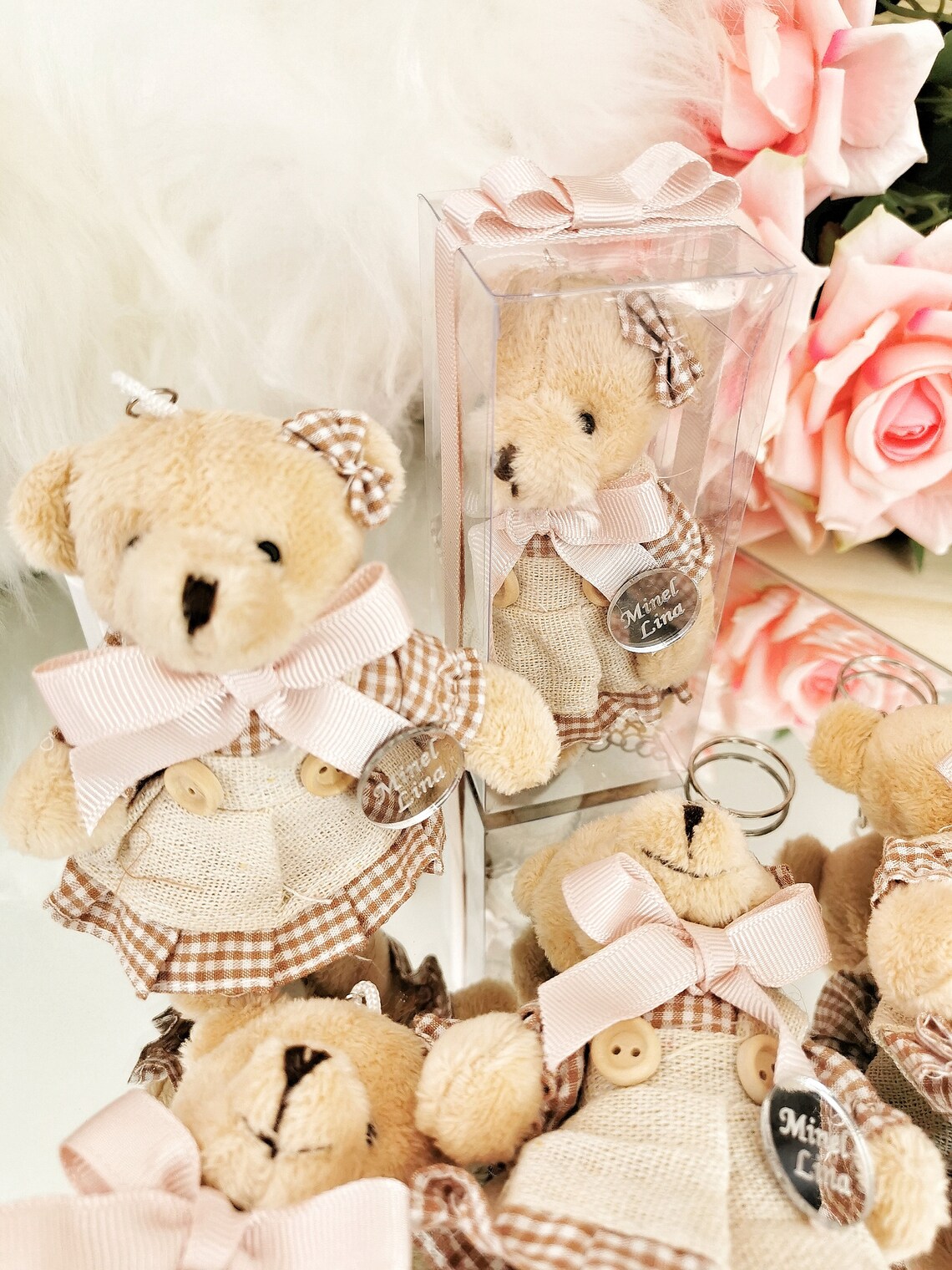 Custom Teddy Bear Plush Teddy Bear Favorgender Reveal Favor - Etsy