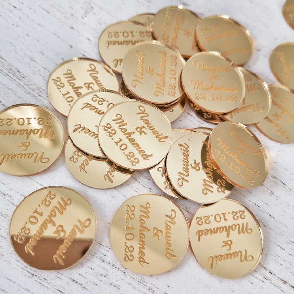 Wedding Name Tags - Etsy